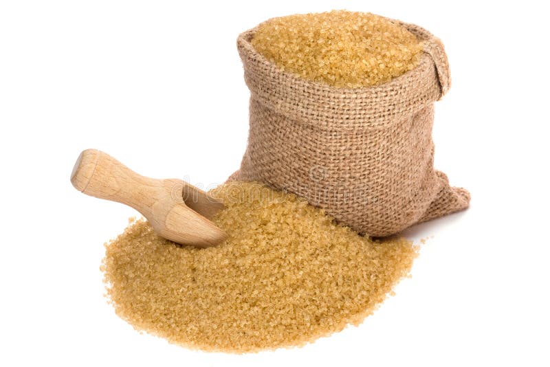 Bruine rietsuiker stock afbeelding. Image of ingrediënt - 35090119
