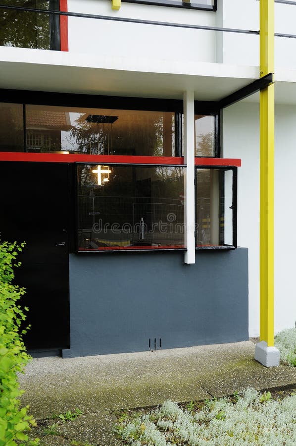 Rietveld Schroderhaus, Railing Detail Stock Image - Image of tourism ...