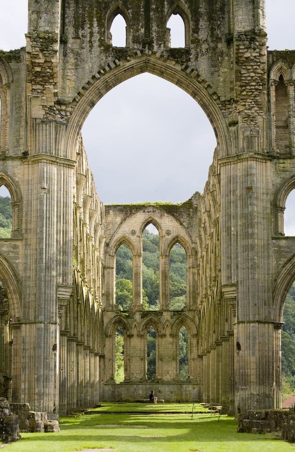 Rievaulx Abbey stock image. Image of abbey, religious - 3753963
