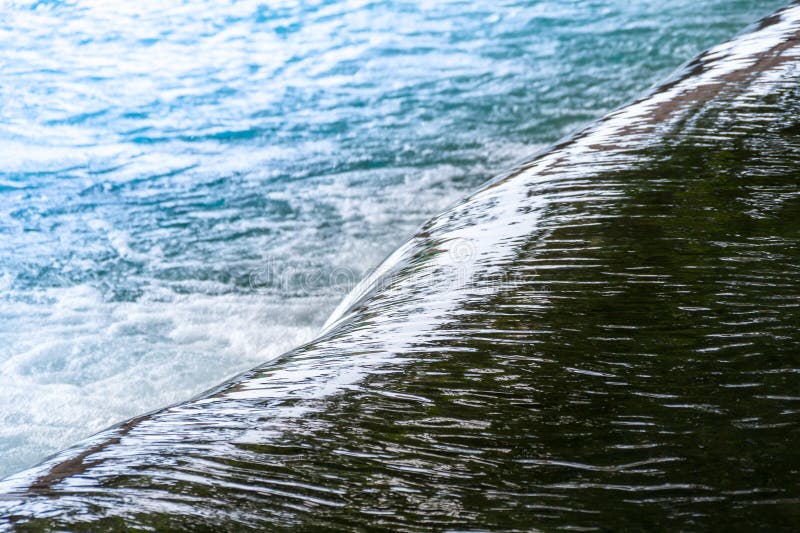 Riffle of River Jimenoa Diagonal View Stock Image - Image of horizontal ...