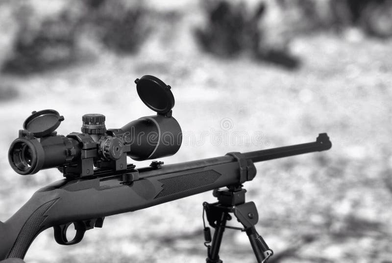 22 riffle stock image. Image of black, riffle, caliber - 58045745