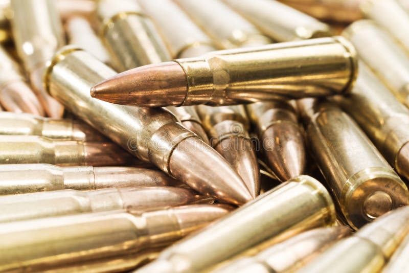 Rifle ammo stock photo. Image of dangerous, ammo, hobby - 138565030