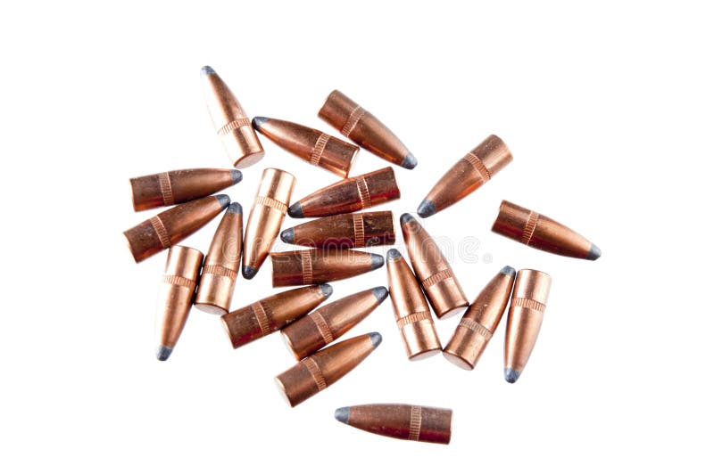 Rifle bullets stock image. Image of jacketed, projectile - 18140189