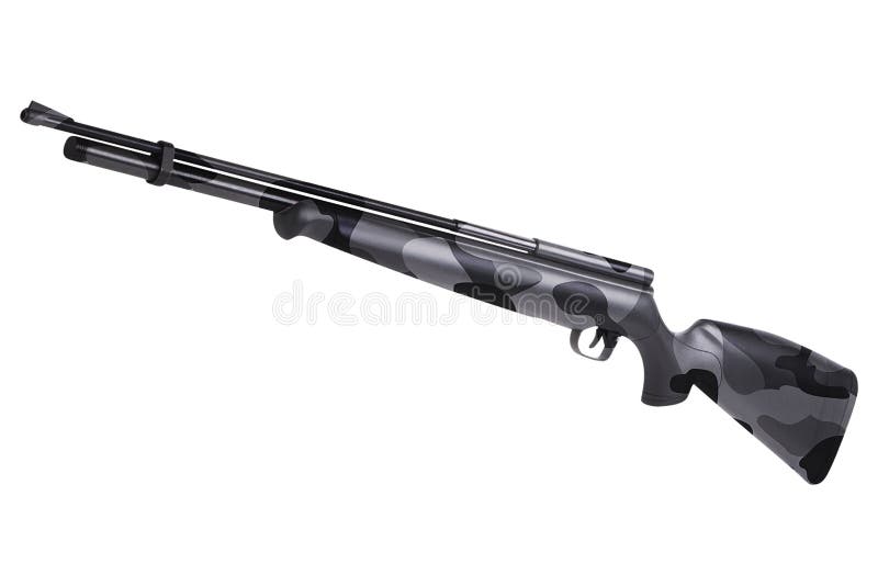 Rifle on a White Background Stock Photo - Image of synthetic, isolated ...