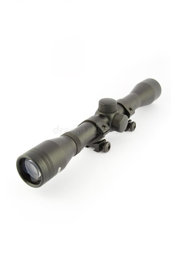 Sniper rifle scope stock photo. Image of zoom, weapon - 15037954