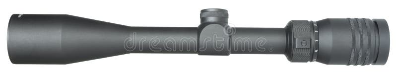 Rifle Scope with High Magnification Stock Image - Image of army ...