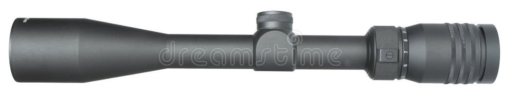 Rifle Scope with High Magnification Stock Image - Image of army ...