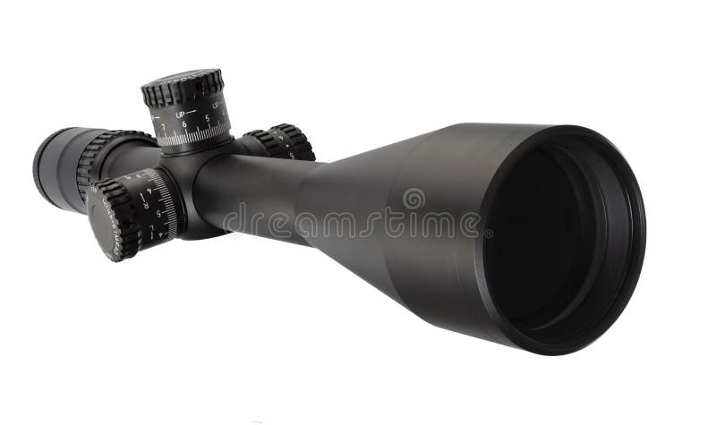 Big scope for shooting stock photo. Image of sniper - 127413270