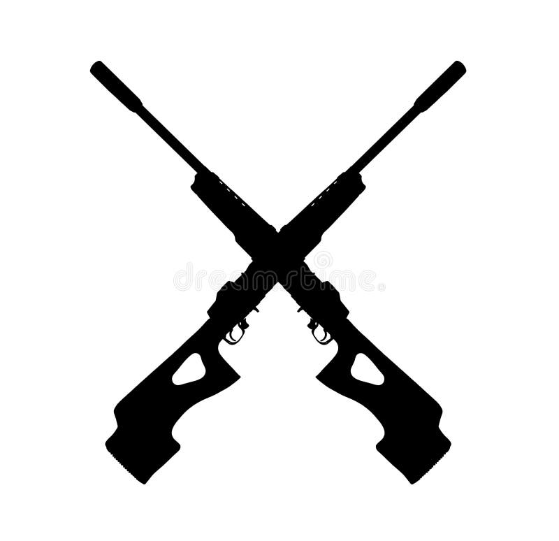Rifle Sign stock illustration. Illustration of forces - 7669316