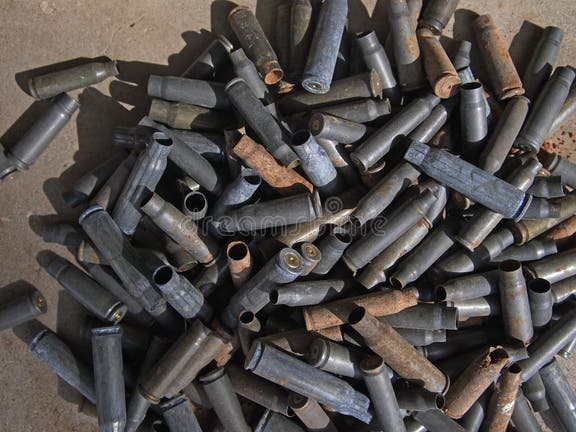 Rifle Steel stock image. Image of spent, weapon, target - 24080861