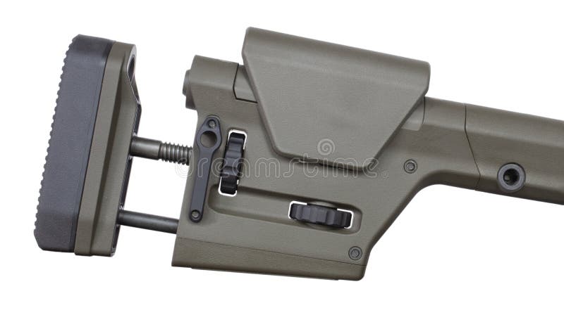 Adjustable rifle stock stock image. Image of assault - 13514967