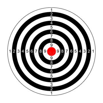 Rifle target vector stock vector. Illustration of hunting - 10393974