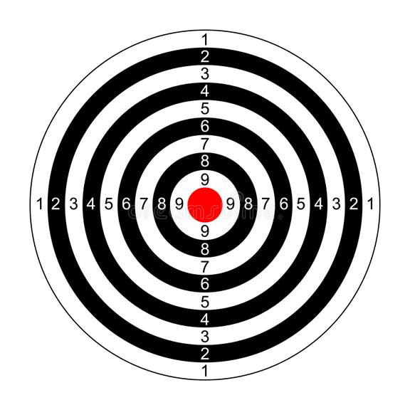 Rifle target vector stock vector. Illustration of hunting - 10393974