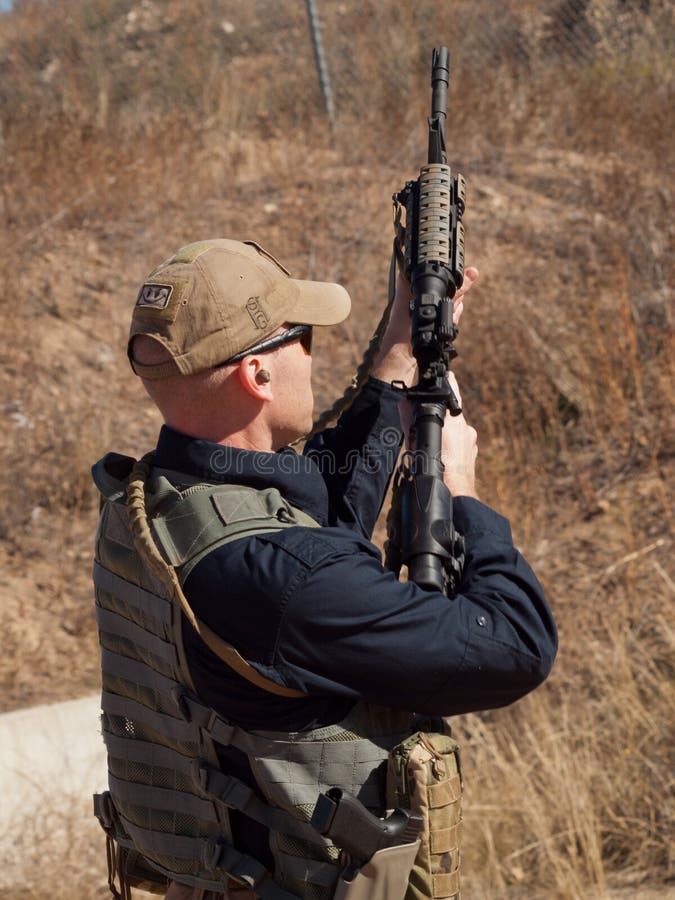 Rifle Training editorial photo. Image of male, weapon - 42046041