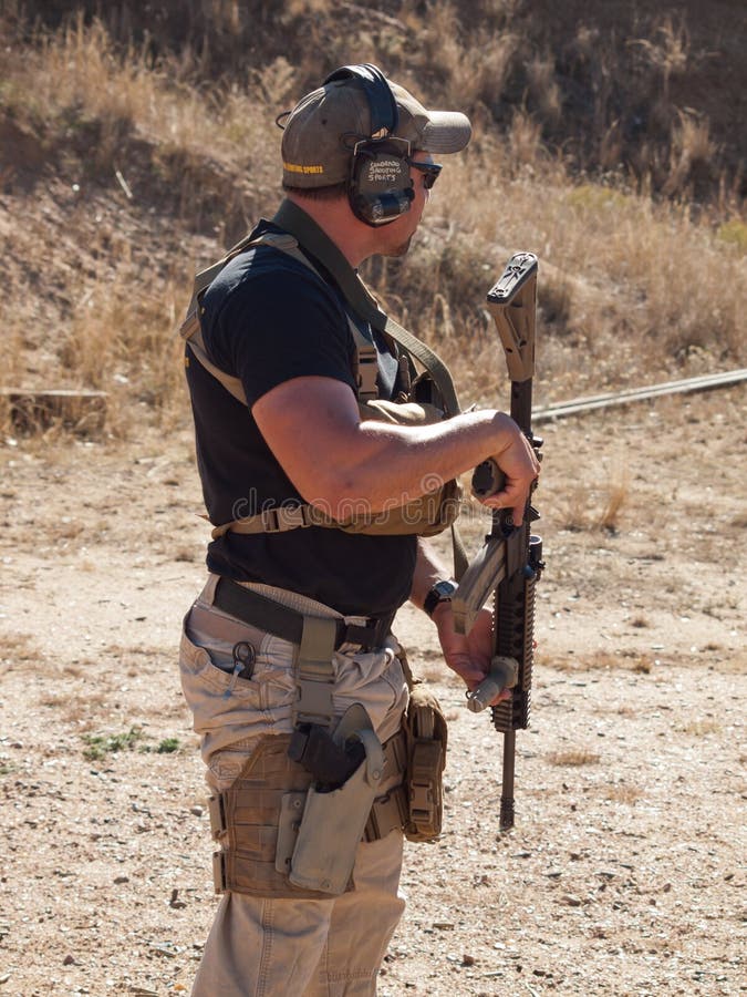 Rifle Training editorial photo. Image of firearm, anthony - 42046171