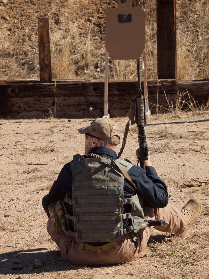 Rifle Training editorial stock photo. Image of fire, male - 42046478