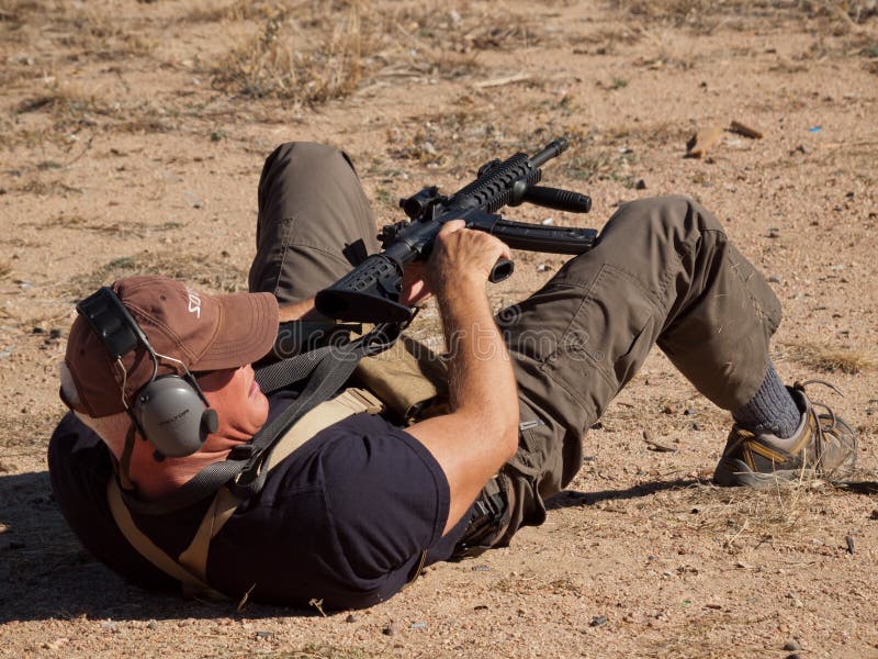 Rifle Training editorial photo. Image of equipped, target - 42046481