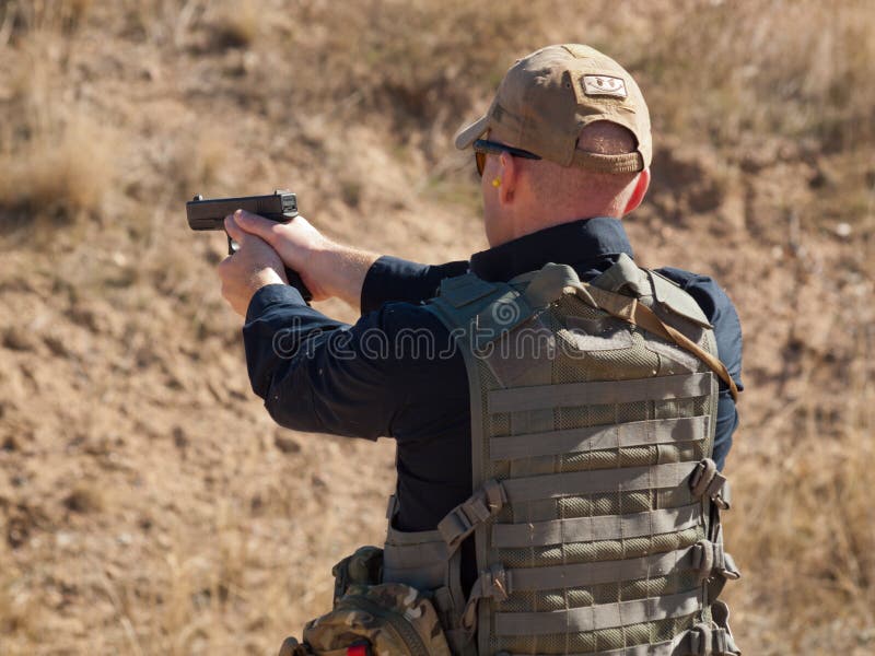 Rifle Training editorial photography. Image of male, shooting - 42046887