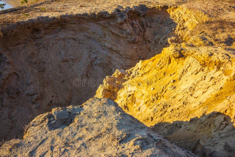 Rift in the Canyon, Sand Rock Texture Stock Photo - Image of rock ...