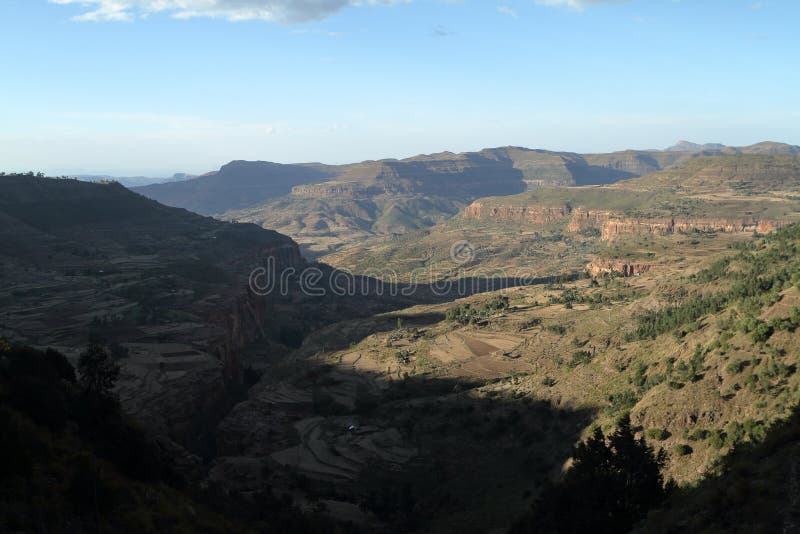 Rift Valley of Ethiopia in Africa Stock Image - Image of mountains ...