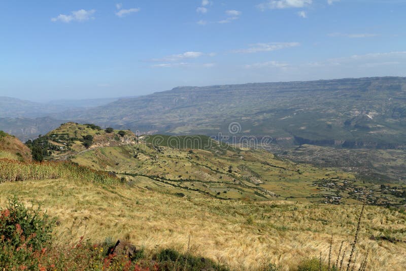 Rift Valley of Ethiopia in Africa Stock Image - Image of landscape ...