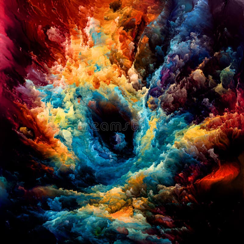 Rift of Vibrant Colors stock image. Image of fathomless - 322399779