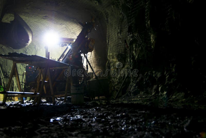 Underground Mine Escapeway stock photo. Image of corridor - 102598384