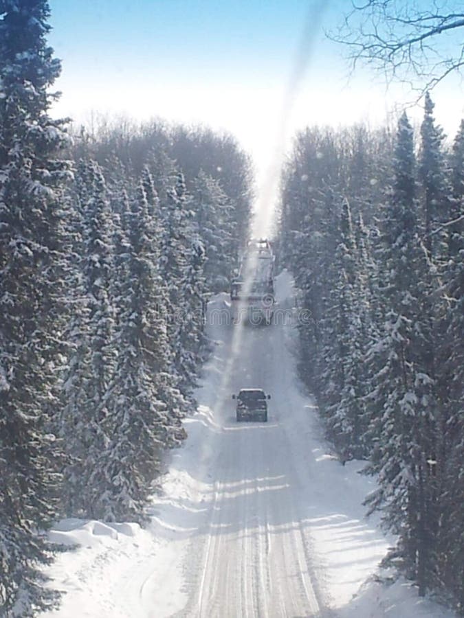 Rig move in the winter stock photo. Image of winter, move - 76983870