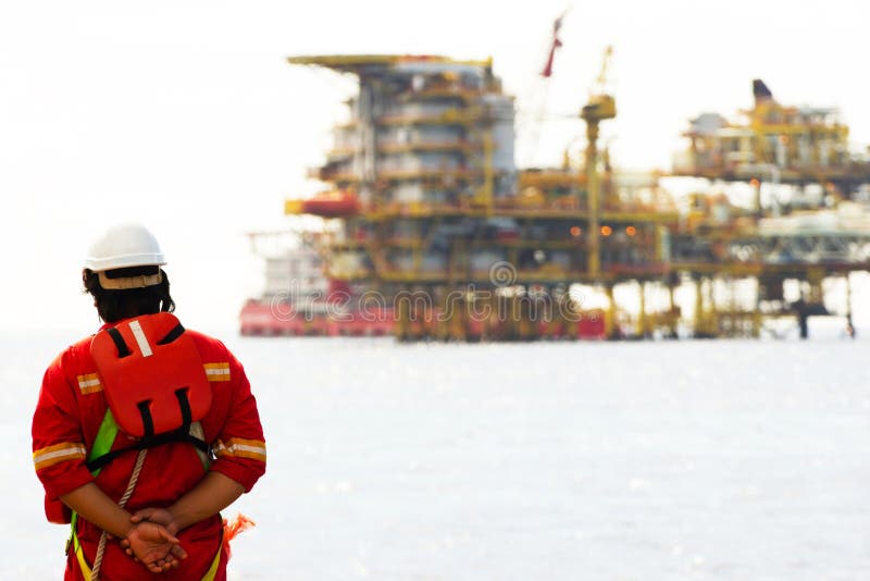 Rig workers stock image. Image of environment, field - 66236773