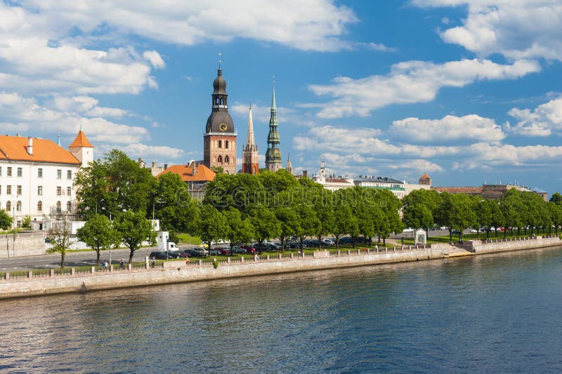 Riga fotografia stock. Immagine di città, capitale, banchina - 57493312