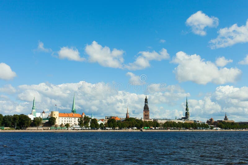Riga, capital of Latvia. stock image. Image of castle - 33206497
