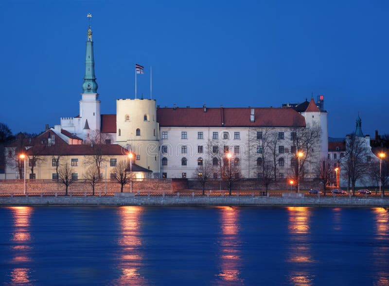 Riga Castle. stock image. Image of fortress, gothic, panorama - 9512547