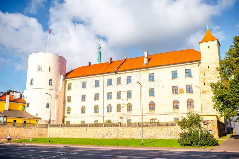 Riga castle in Latvia stock image. Image of destination - 82202735