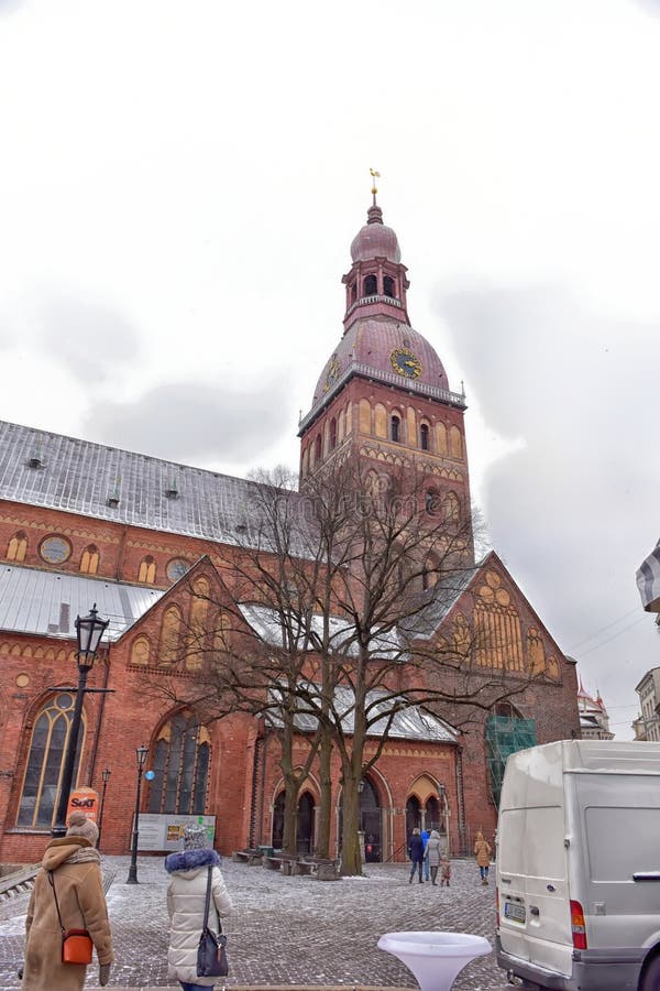 Riga Dome Cathedral editorial photo. Image of romanic - 65355226