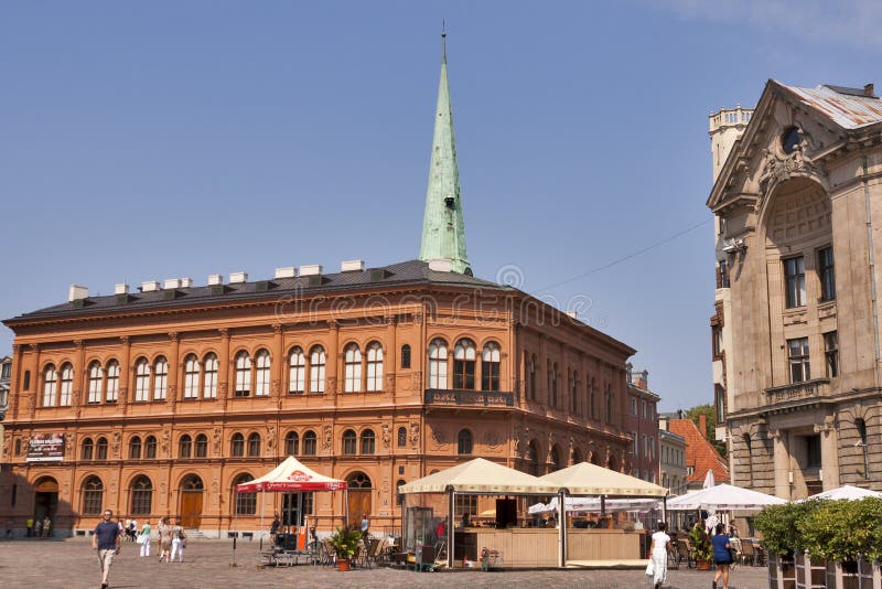 Riga Dome Square editorial image. Image of pavement, riga - 27144415