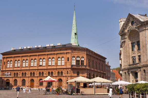 Riga Dome Square editorial image. Image of pavement, riga - 27144415