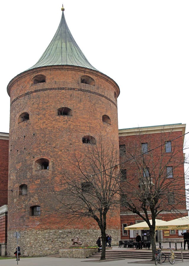 Powder tower, LAtvia Riga editorial stock photo. Image of power - 100224723