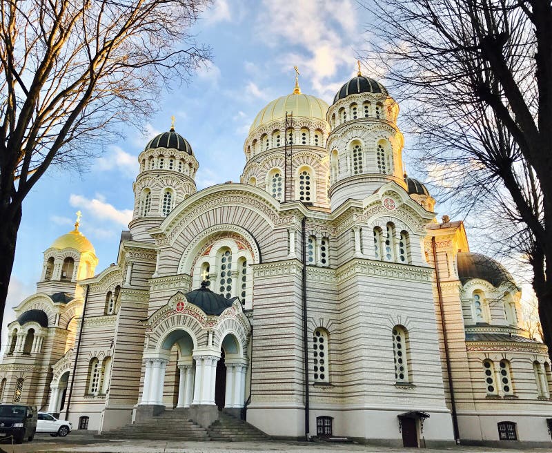 Orthodox Church . Summer in Latvia. 2015 Stock Image - Image of summer ...