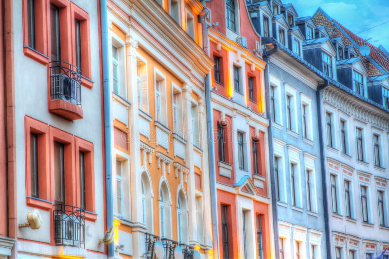 Riga Lettland centrum arkivfoto. Bild av pittoreskt, fasad - 33768952