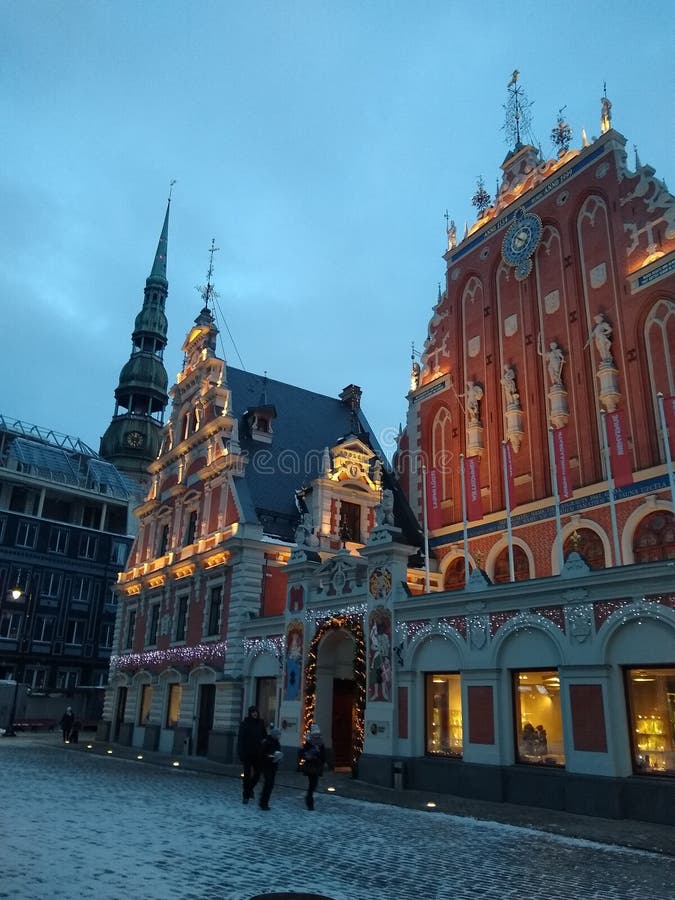 Riga. Old town editorial photo. Image of city, building - 136152551