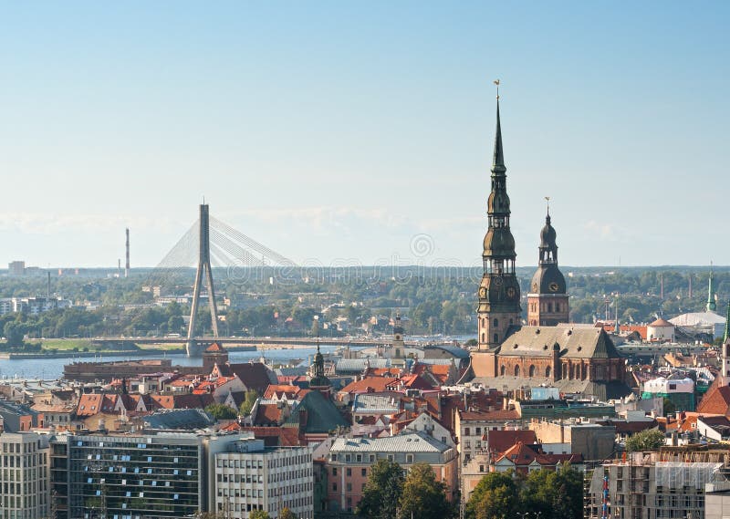 Riga s view stock image. Image of baltic, culture, capital - 55104073