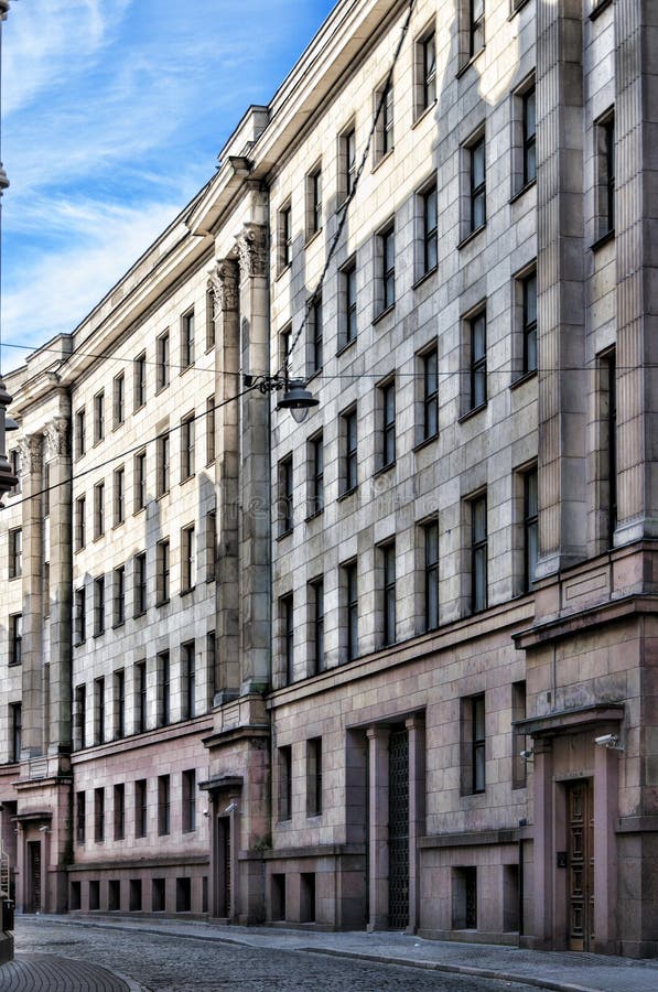 Riga Soviet Architecture 02 Stock Image - Image of extensive, flat ...
