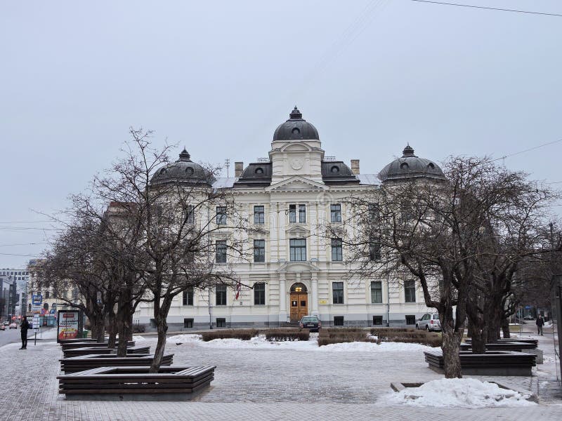 Riga town, Latvia editorial image. Image of latvia, trees - 86477430