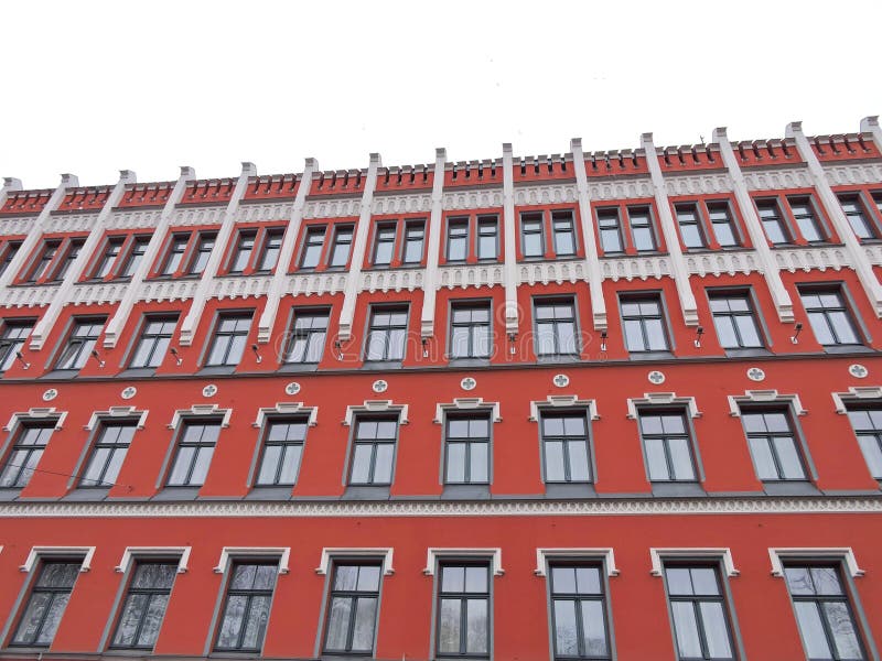 Riga Town Ond Building , Latvia Stock Image - Image of city, beautiful ...