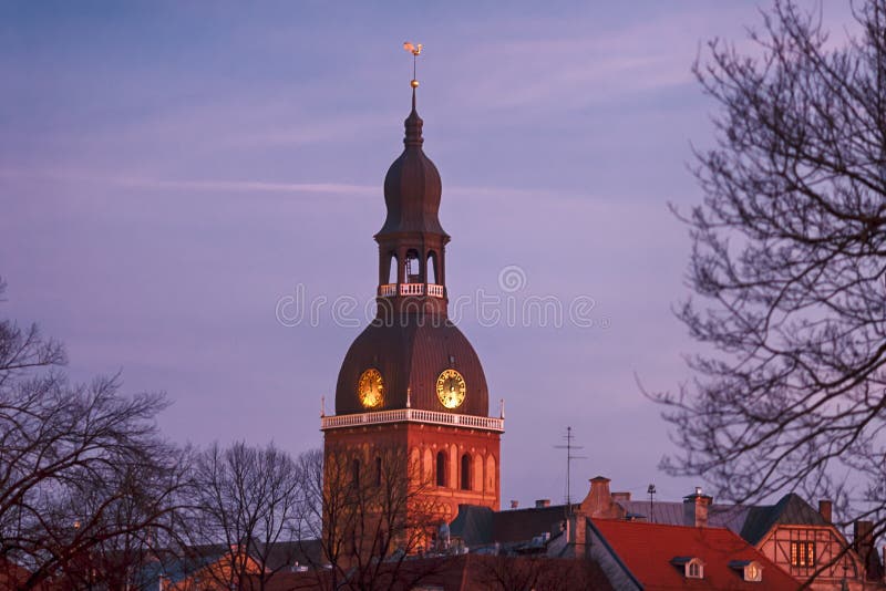 Rigas Doms stock photo. Image of city, building, scandinavia - 47200732