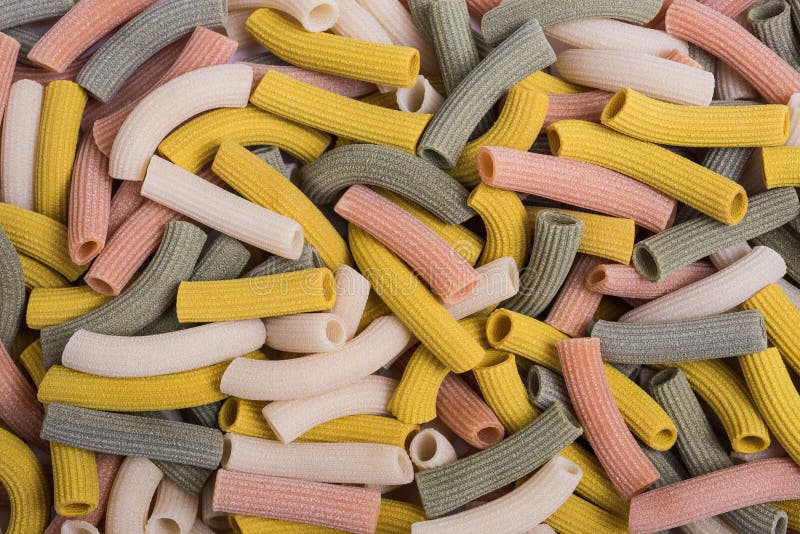 Grupo Do Rigati De Maccheroni Imagem de Stock - Imagem de ...