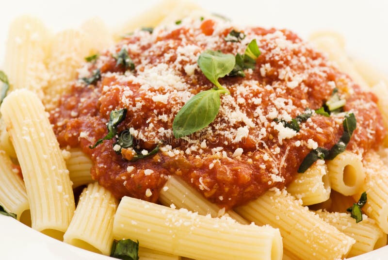 Rigatoni stock image. Image of rigate, rigatoni, pesto - 18608737