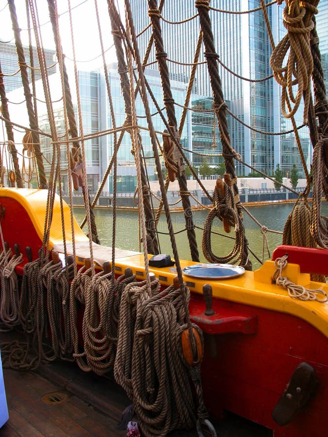 Rigging stock photo. Image of dock, thames, color, rope - 20439340