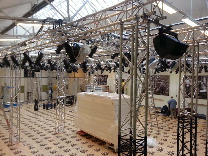 Rigging editorial stock photo. Image of sound, event - 50738908