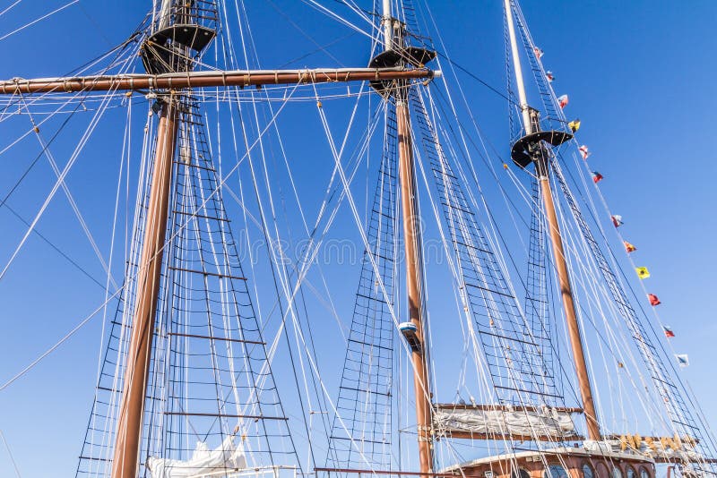 Rigging stock image. Image of blocks, ship, rigging, sailing - 49321247